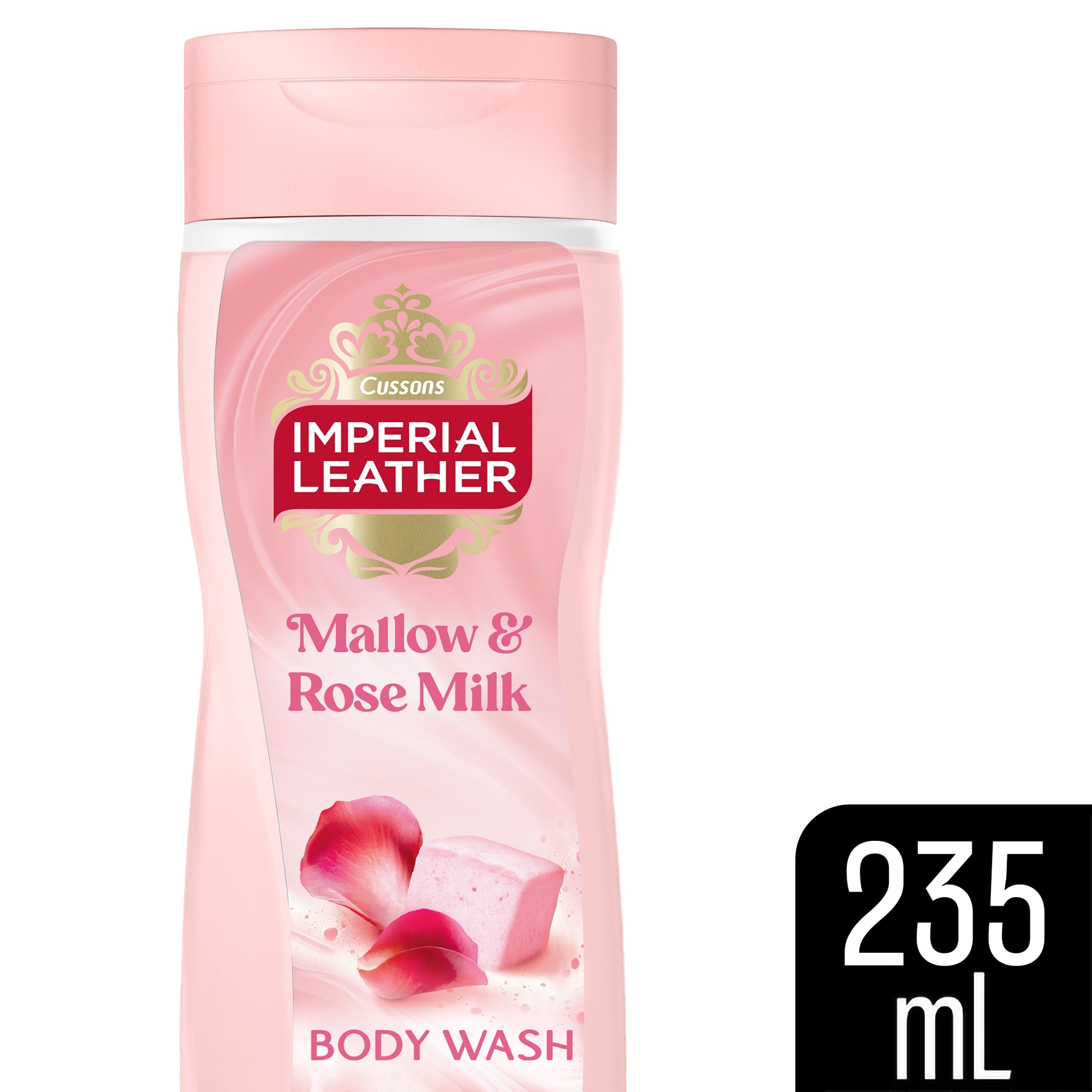 IMPERIAL LEATHER MALLOW & ROSE MILK BODY WASH 235ML - Tesco Groceries
