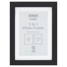 Tesco Photo Frame 2 In 1 Black - Tesco Groceries