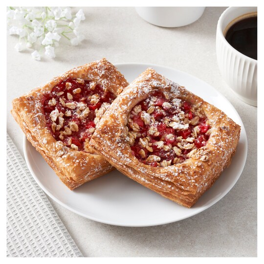 Tesco Finest Apple & Blackberry Crumble Danish 2 Pack - Tesco Groceries