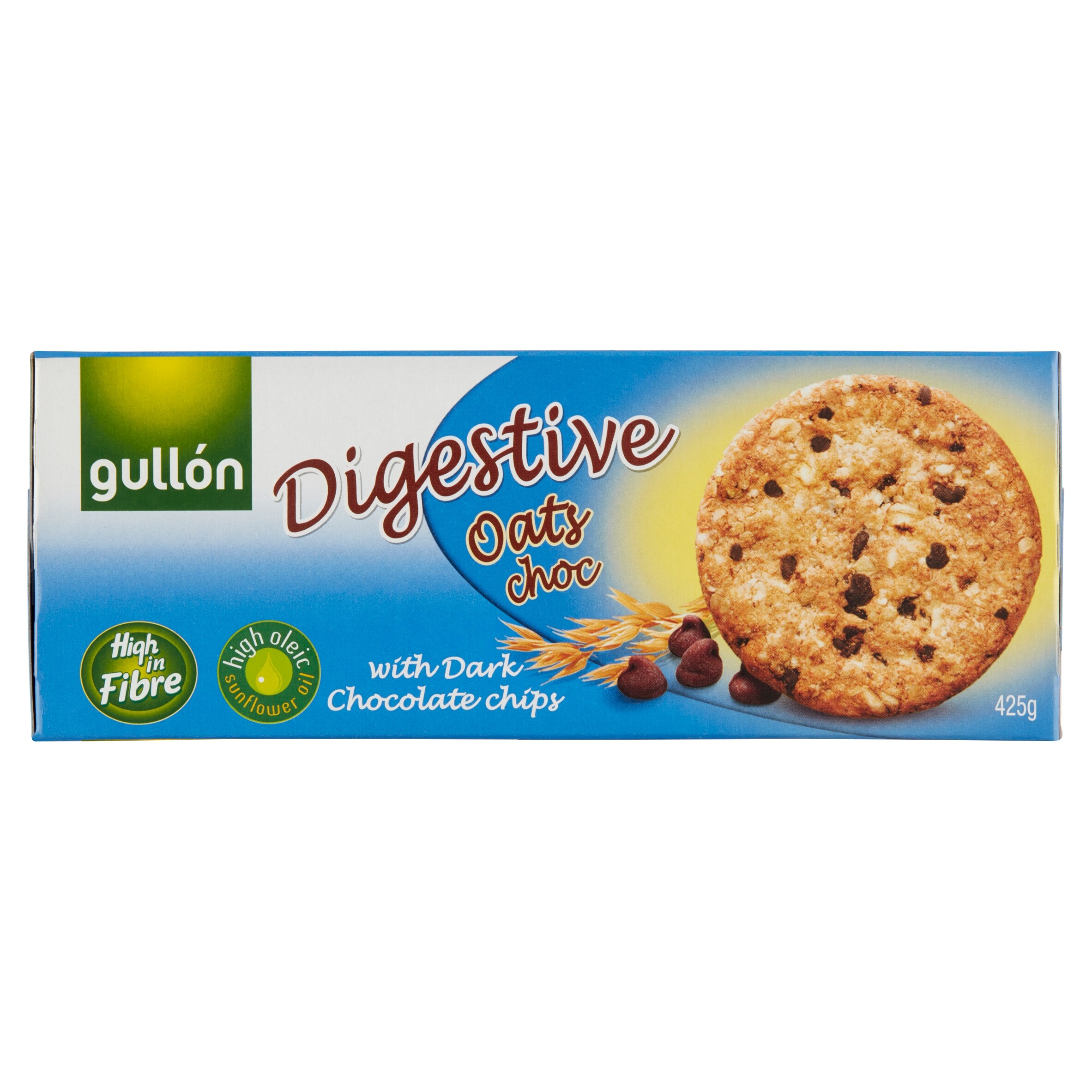 Gullón Digestive Wholemeal Biscuit with Oatflakes, Wheat and Dark ...