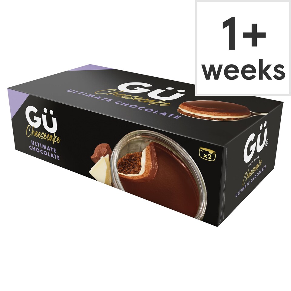 Gu Ultimate Chocolate Cheesecake Desserts 2x85g - Tesco Groceries