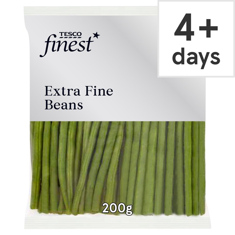 Tesco Finest Extra Fine Beans 200G - Tesco Groceries