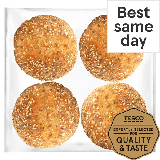 Tesco Ancient Grain Rolls 4 Pack - Tesco Groceries
