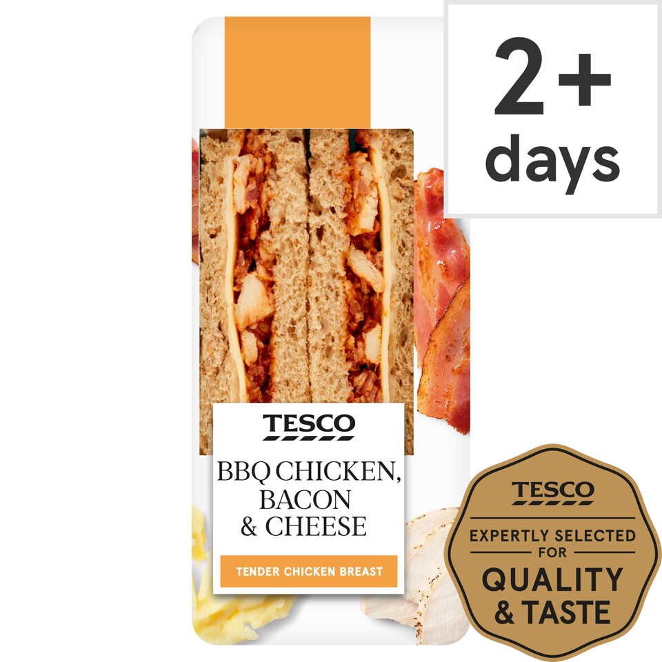 Tesco Bbq Chicken, Bacon & Cheese Sandwich - Tesco Groceries