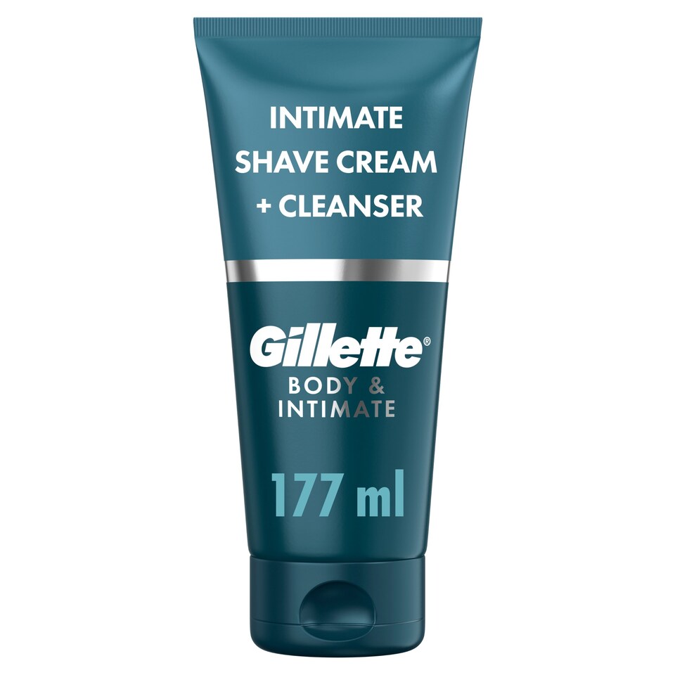 Gillette Intimate Shave Cream and Cleanser 177ml - Tesco Groceries