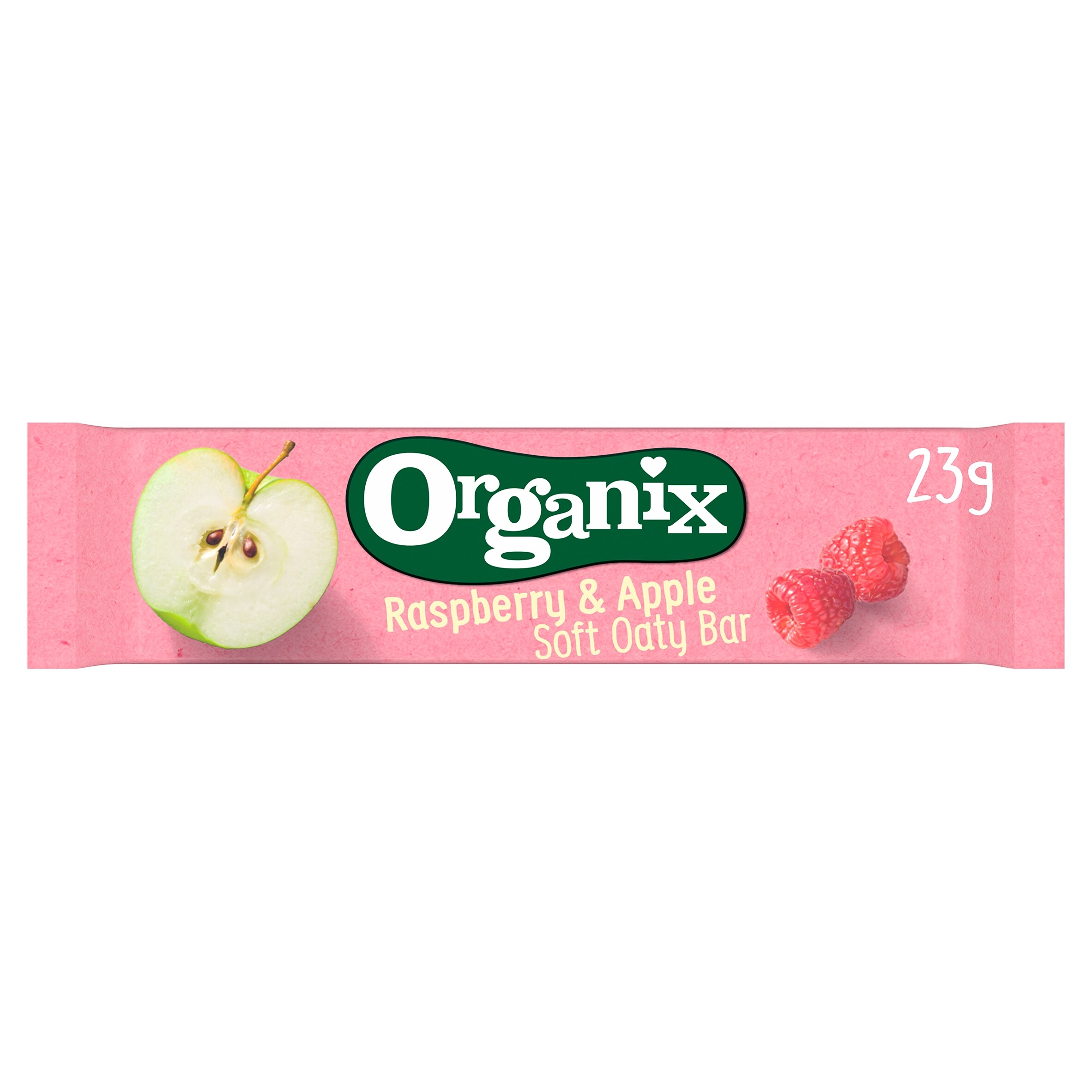 ORGANIX Raspberry & Apple Oaty Bars 23g - Tesco Groceries