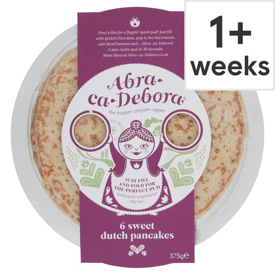 Abra Ca Debora 6 Sweet Pancakes 375G - Tesco Groceries