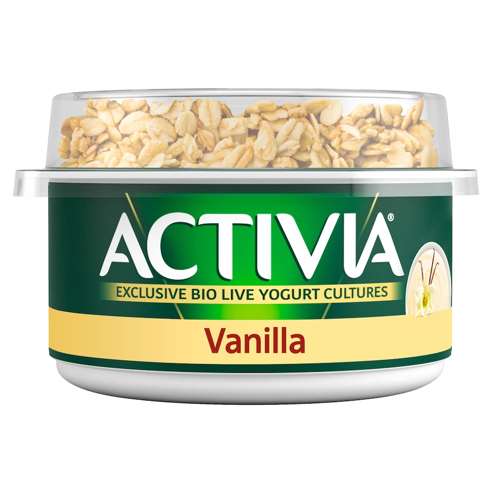 Activia Breakfast Topper Vanilla Yogurt 160G - Tesco Groceries