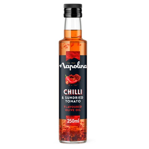 Napolina Chilli & Sundried Tomato Flavoured Olive Oil 250ml - Tesco ...