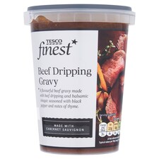 TESCO FINEST BEEF DRIPPING GRAVY 500G - Tesco Groceries