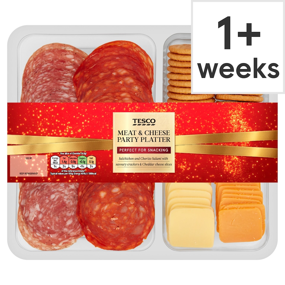Tesco Meat & Cheese Party Platter 326G - Tesco Groceries