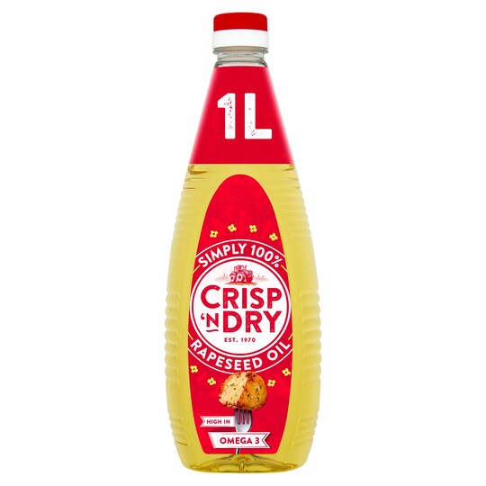 Crisp 'N Dry 100% Rapeseed Oil 1L - Tesco Groceries