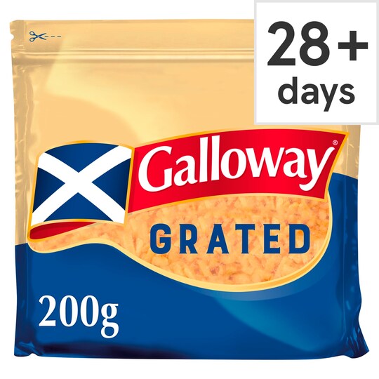 Galloway Grated Cheddar 200G - Tesco Groceries