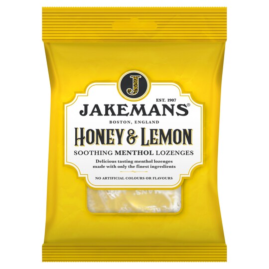 Jakemans Honey & Lemon Soothing Lozenges 160G - Tesco Groceries