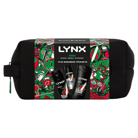 Lynx Africa Washbag Collection Gift Set - Tesco Groceries