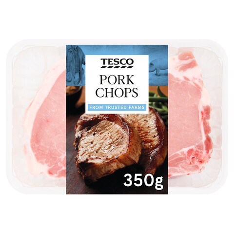 Tesco British Pork Chops 350G - Tesco Groceries
