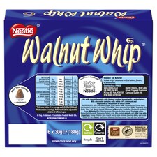 Walnut Whip 6 Pack 180G - Tesco Groceries