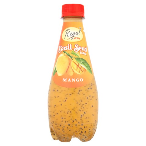 Regal Basil Seed Juice Mango 320Ml - Tesco Groceries