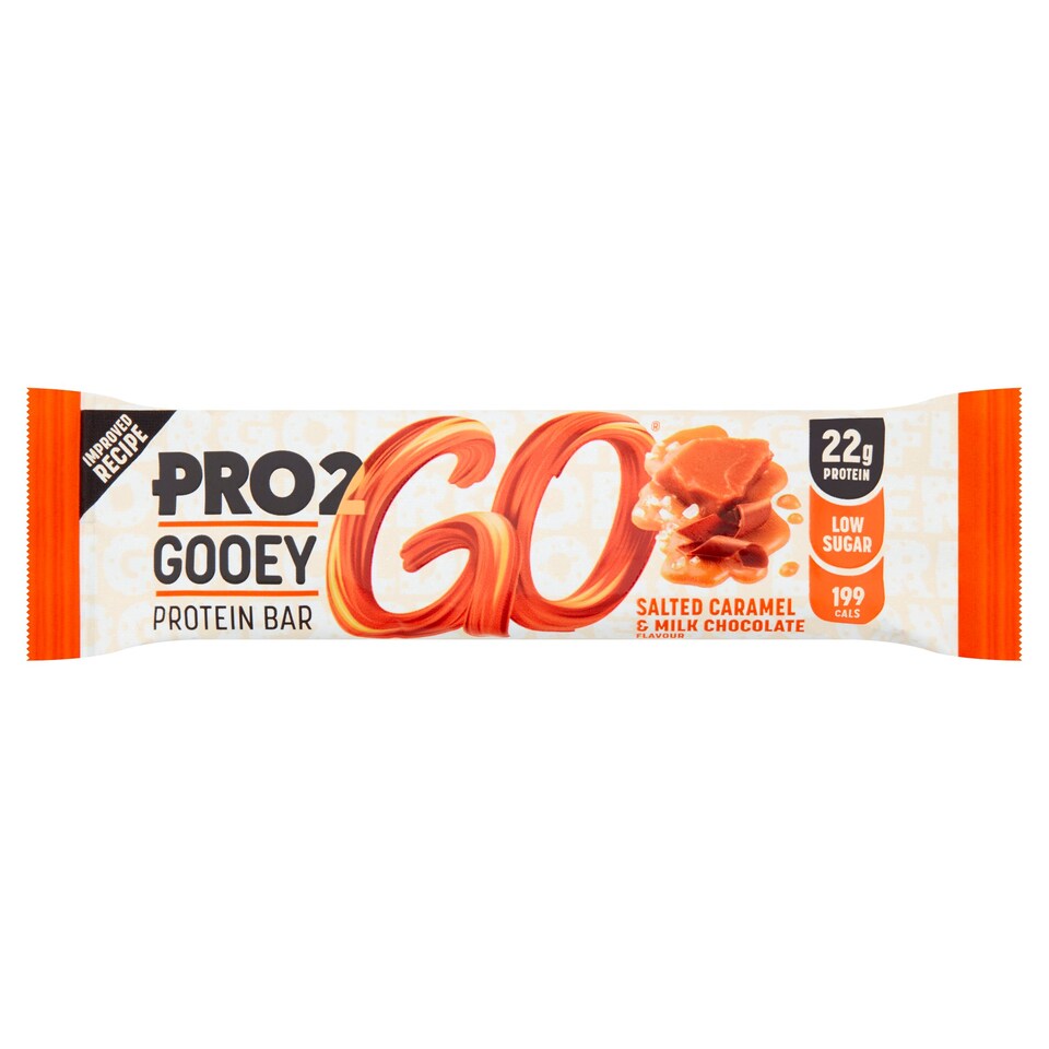 Pro2go Protein Bar Salted Caramel & Chocolate Flavoured 60G - Tesco ...