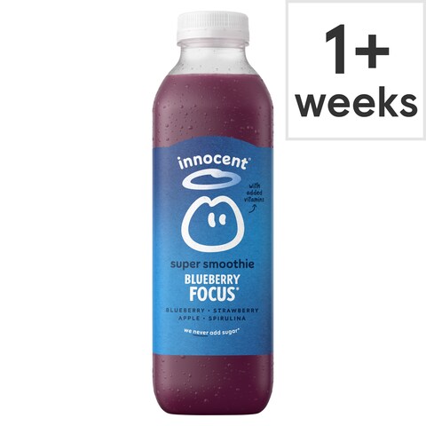 Innocent Blueberry Focus Super Smoothie 750ml - Tesco Groceries