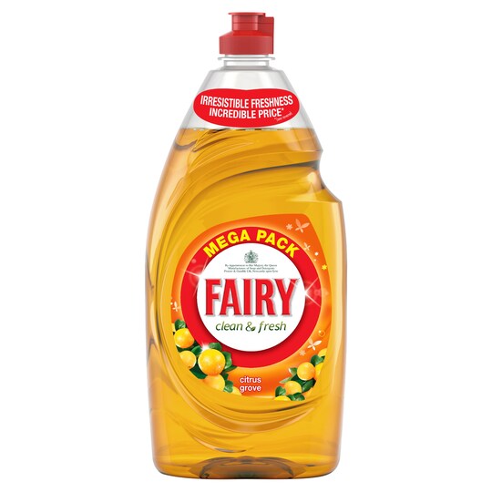 Fairy Wash Up Liquid Citrus Grove900ml - Tesco Groceries