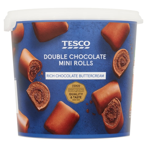 Tesco Double Chocolate Mini Rolls 295g - Tesco Groceries