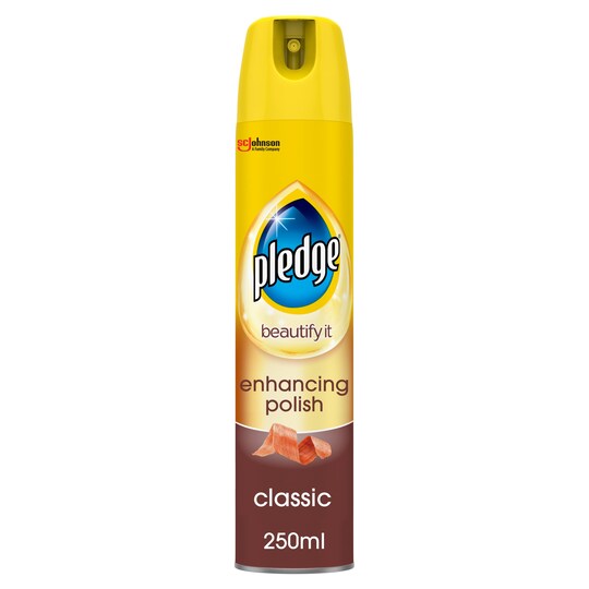 Pledge 5In1 Wood Classic 250Ml - Tesco Groceries