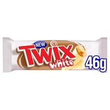 Twix White Chocolate Twin Single 46G - Tesco Groceries