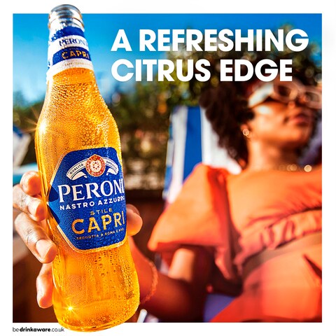 Peroni Stile Capri Beer Lager Bottles 10x330ml - Tesco Groceries