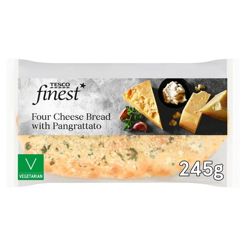 Tesco Finest Four Cheese Bread With Pangratatto 245G - Tesco Groceries
