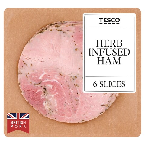 Tesco Herb Infused Ham 120G - Tesco Groceries