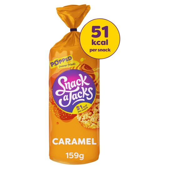 Snack A Jacks Jumbo Caramel 159G - Tesco Groceries