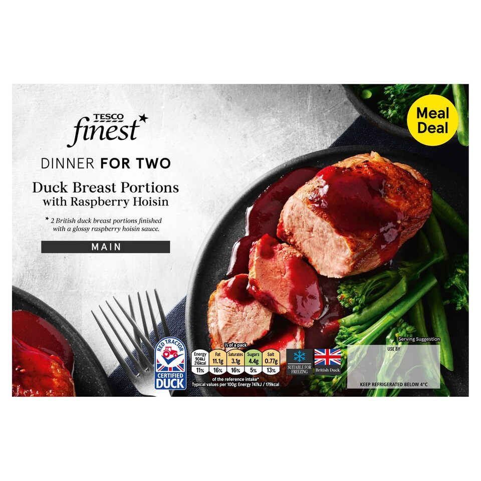 Tesco Finest Duck Breast Portions Hoisin Raspberry Sauce 320G - Tesco ...