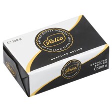 Valio Unsalted Butter 200 g - Tesco Groceries