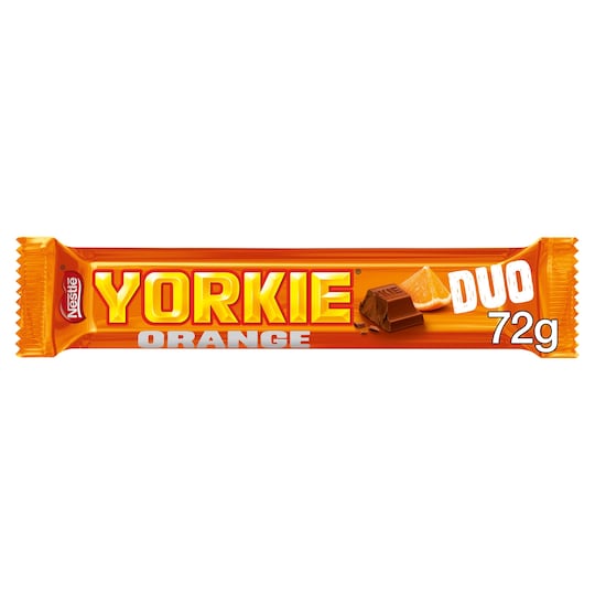Yorkie Duo Orange 72G - Tesco Groceries