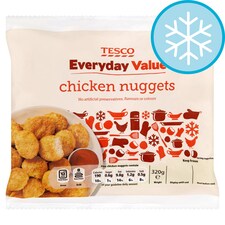 Tesco Every Day Value Breaded Chicken Nuggets 320G - Tesco Groceries