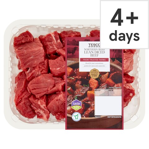 Tesco Northern Ireland Lean Diced Beef 400G - Tesco Groceries
