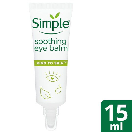 Simple Kind To Skin Soothing Eye Balm 15Ml - Tesco Groceries
