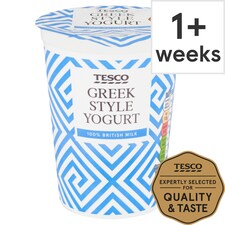 Plain Greek Style Yoghurt - Tesco Groceries