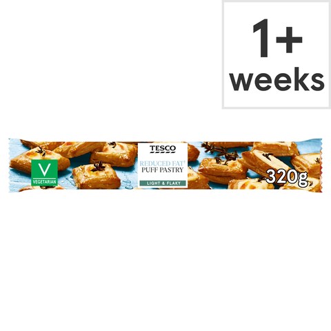 Tesco Ready Rolled Reduced Fat Pastry 320G - Tesco Groceries