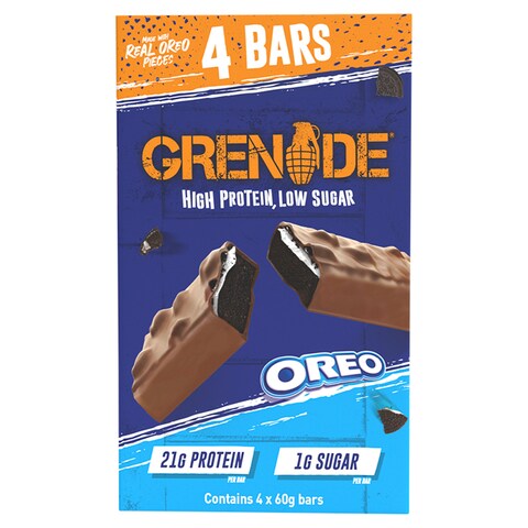 Grenade Oreo Protein Bars 4 X 60G - Tesco Groceries
