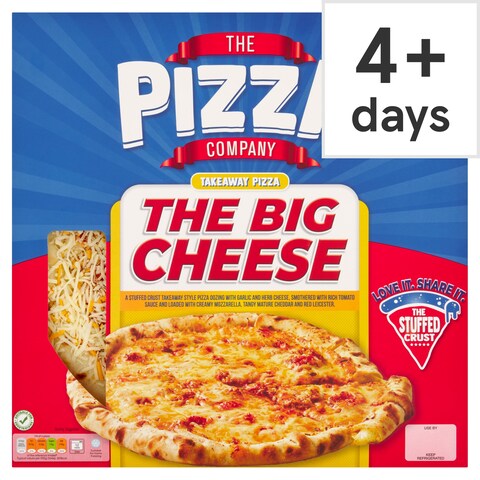 THE PIZZA COMPANY THE BIG CHEESE STUFFED CRUST PIZZA 611g - Tesco Groceries