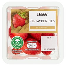 Tesco Strawberries 100G - Tesco Groceries