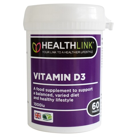 Healthlink Vitamin D 1000Iu 60 Tablets - Tesco Groceries