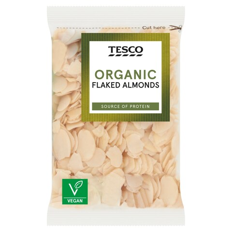 Tesco Organic Flaked Almonds 100G - Tesco Groceries