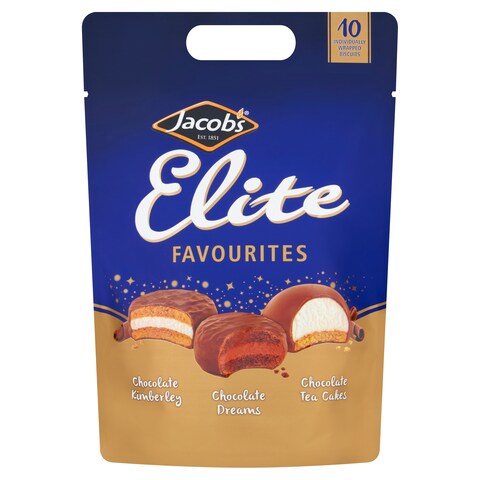 Jacobs Elite Favourites Biscuits 229g - Tesco Groceries