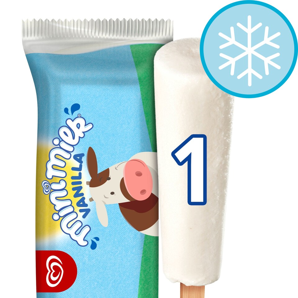 Walls MiniMilk Vanilla 35ml - Tesco Groceries