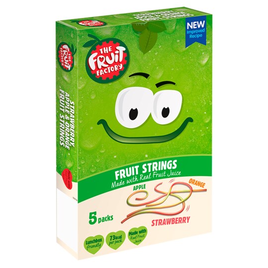 Fruit Factory Multi Fruit Strings 5X 20G - Tesco Groceries
