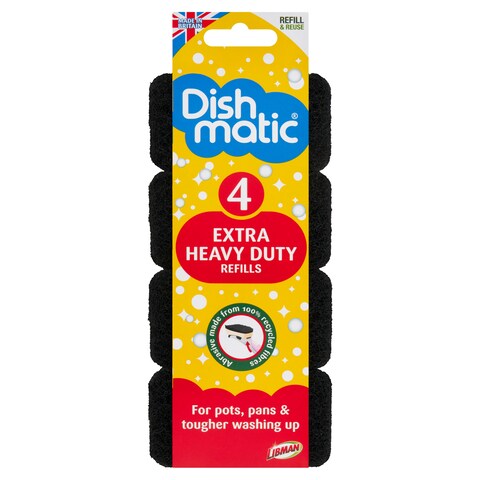 Dishmatic Extra Heavy Duty Refills- 4pk - Tesco Groceries