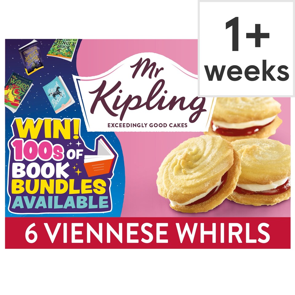 Mr Kipling Viennese Whirls 6 Pack - Tesco Groceries
